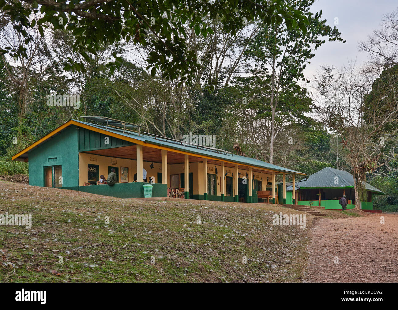ranger station of Kibale National Park, Fortal Portal, Uganda, Africa ...
