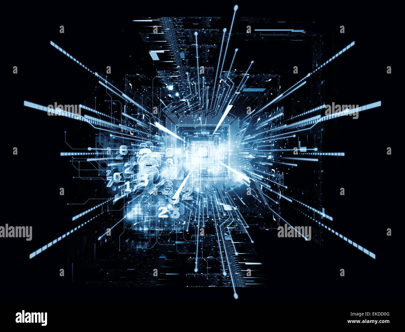 Virtualization of CPU Stock Photo - Alamy