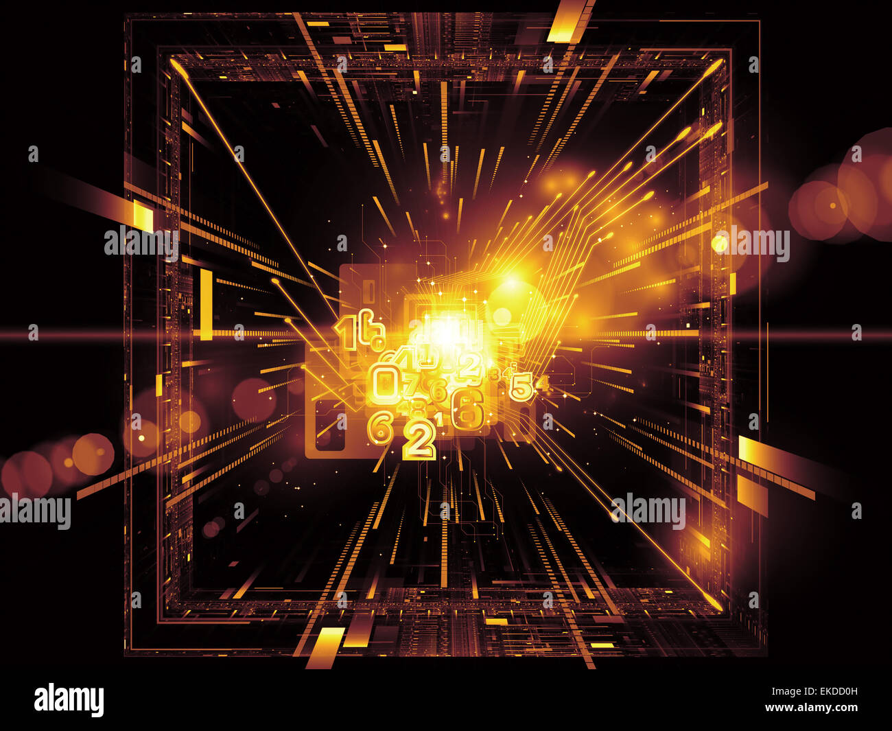 Energy of CPU Stock Photo - Alamy