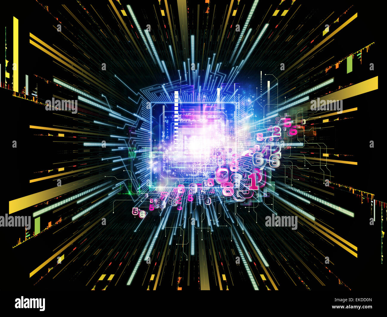 Virtualization of CPU Stock Photo - Alamy