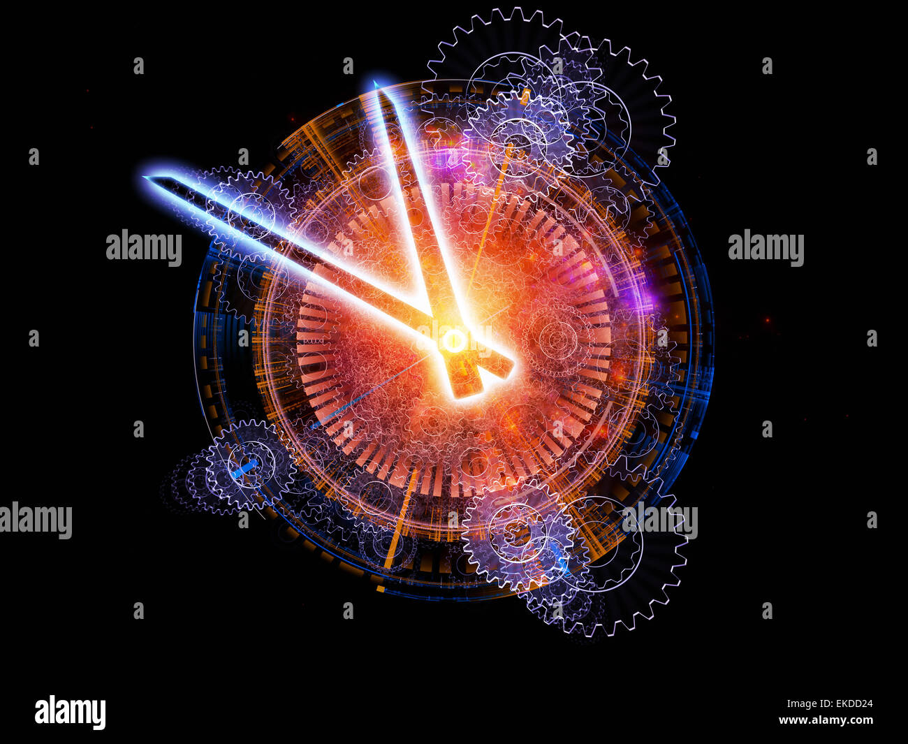Gears of time Stock Photo - Alamy
