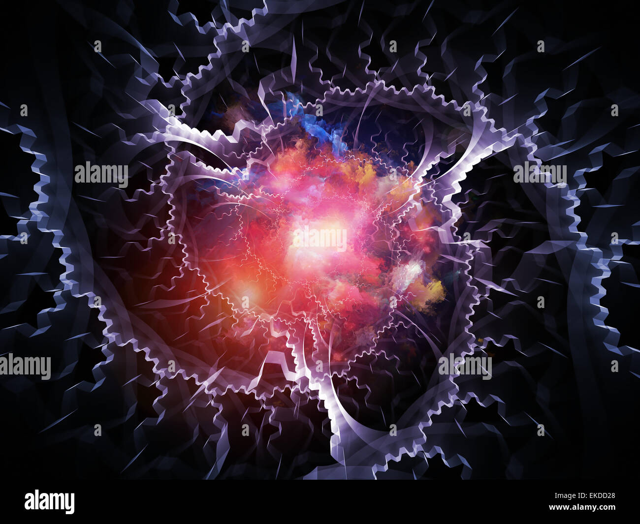 Gears interaction hi-res stock photography and images - Alamy