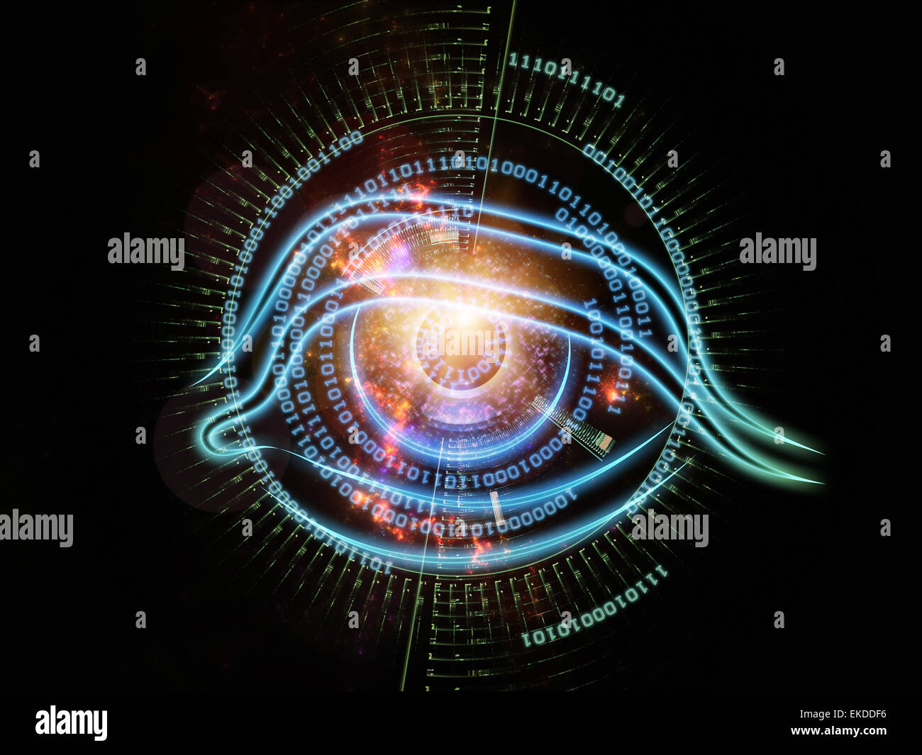 Eye of technology Stock Photo - Alamy