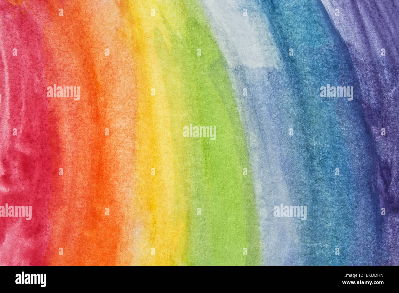 Abstract watercolor rainbow colors background Stock Photo - Alamy
