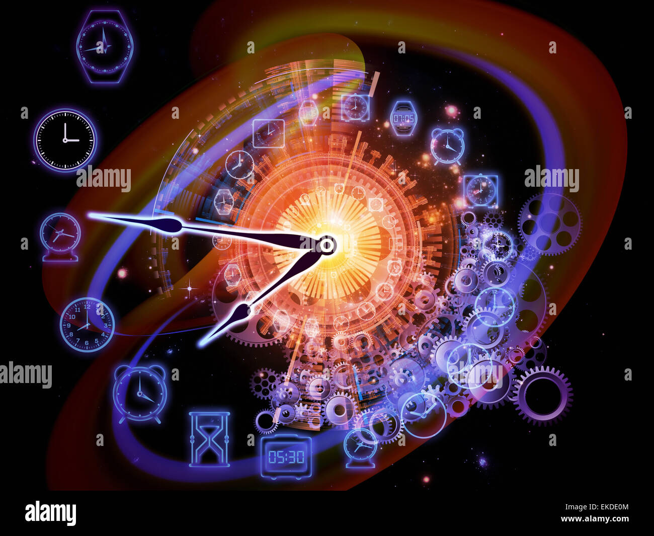 Progress of time Stock Photo - Alamy