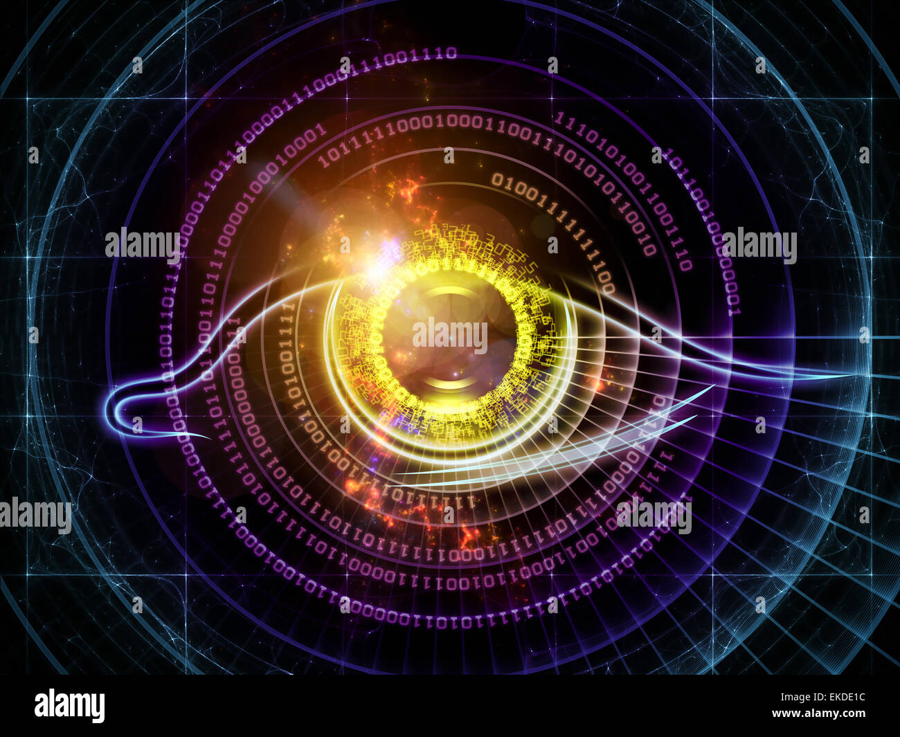 Eye of artificial intelligence Stock Photo - Alamy