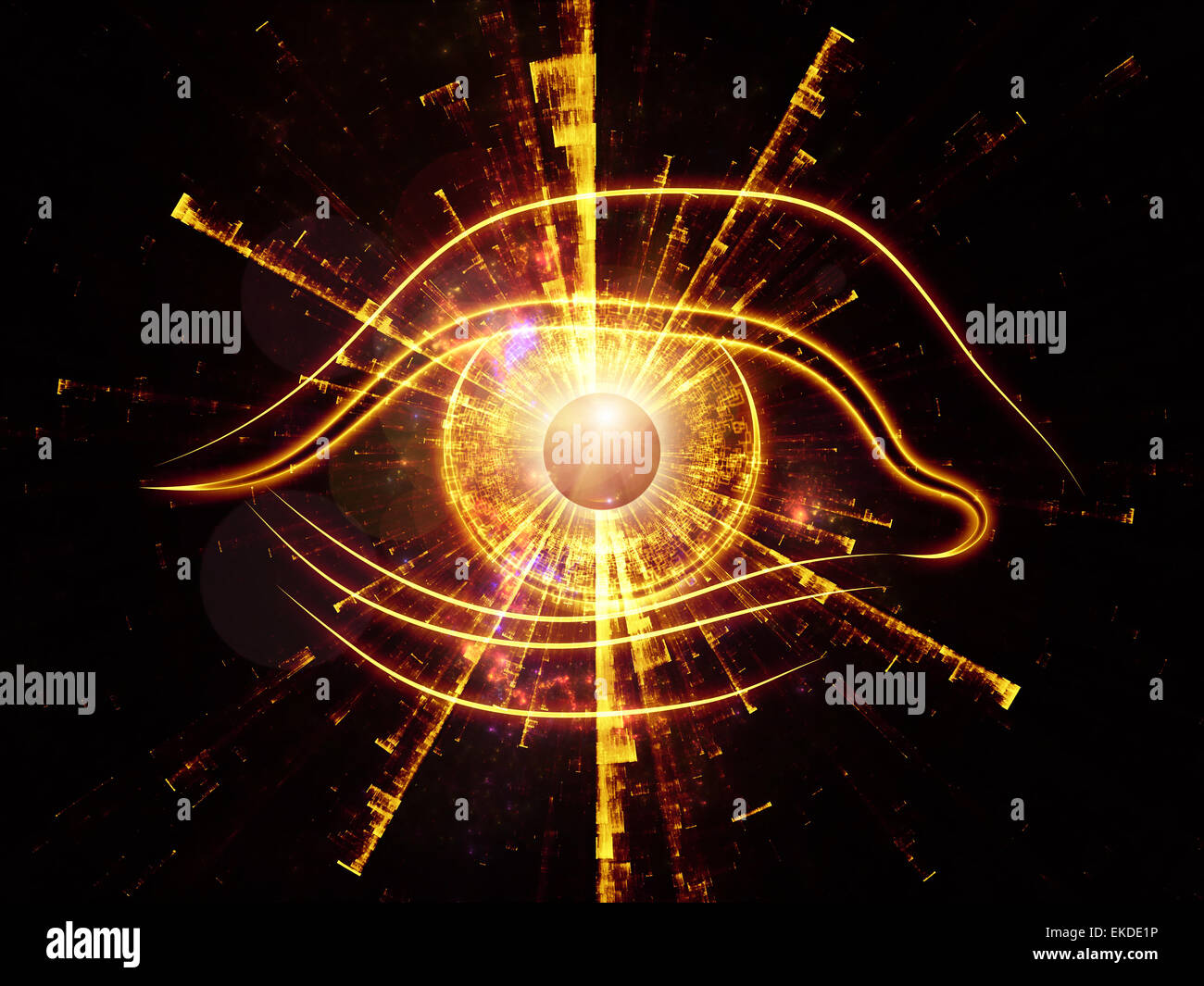 Vision of technology Stock Photo - Alamy