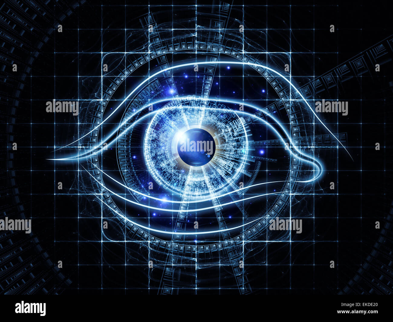 Vision of technology Stock Photo - Alamy