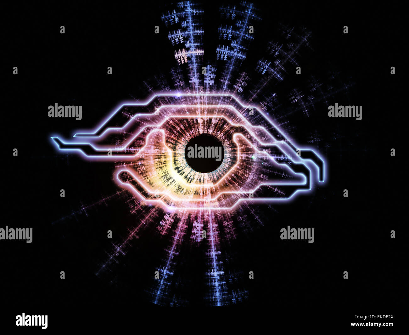 Fractal vision background Stock Photo - Alamy