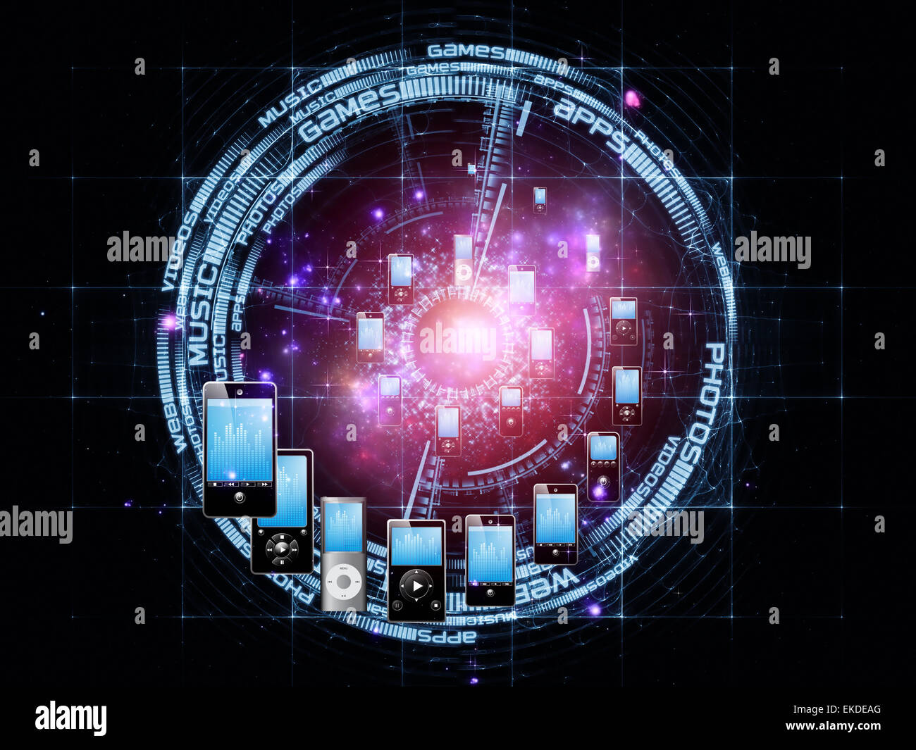 Wallpaper for gadgets hi-res stock photography and images - Alamy