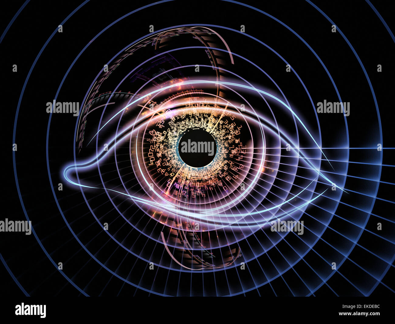 Vision of technology Stock Photo - Alamy
