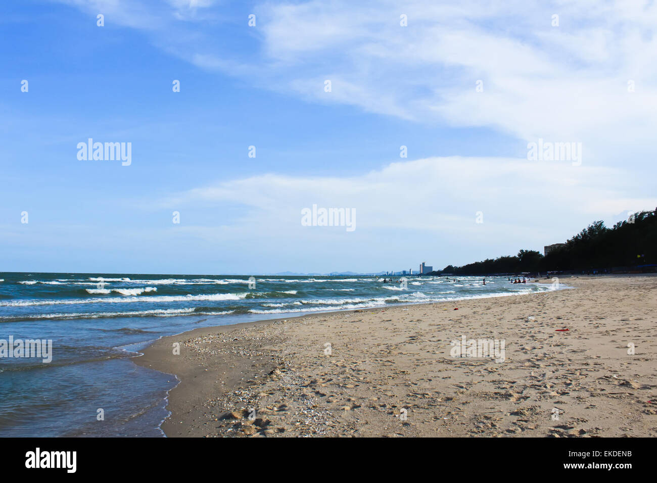 The front of the beach Stock Photo - Alamy