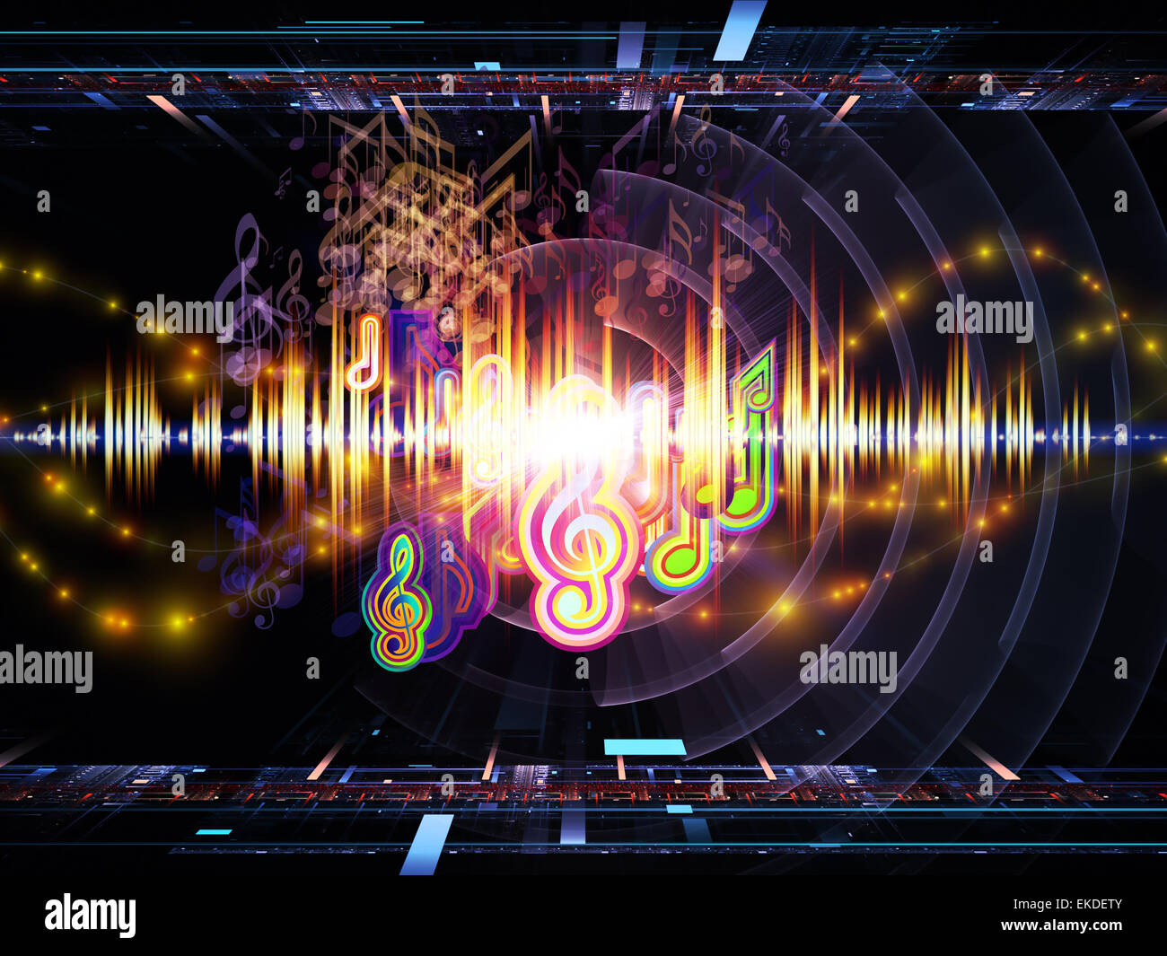 Geometry of music Stock Photo - Alamy