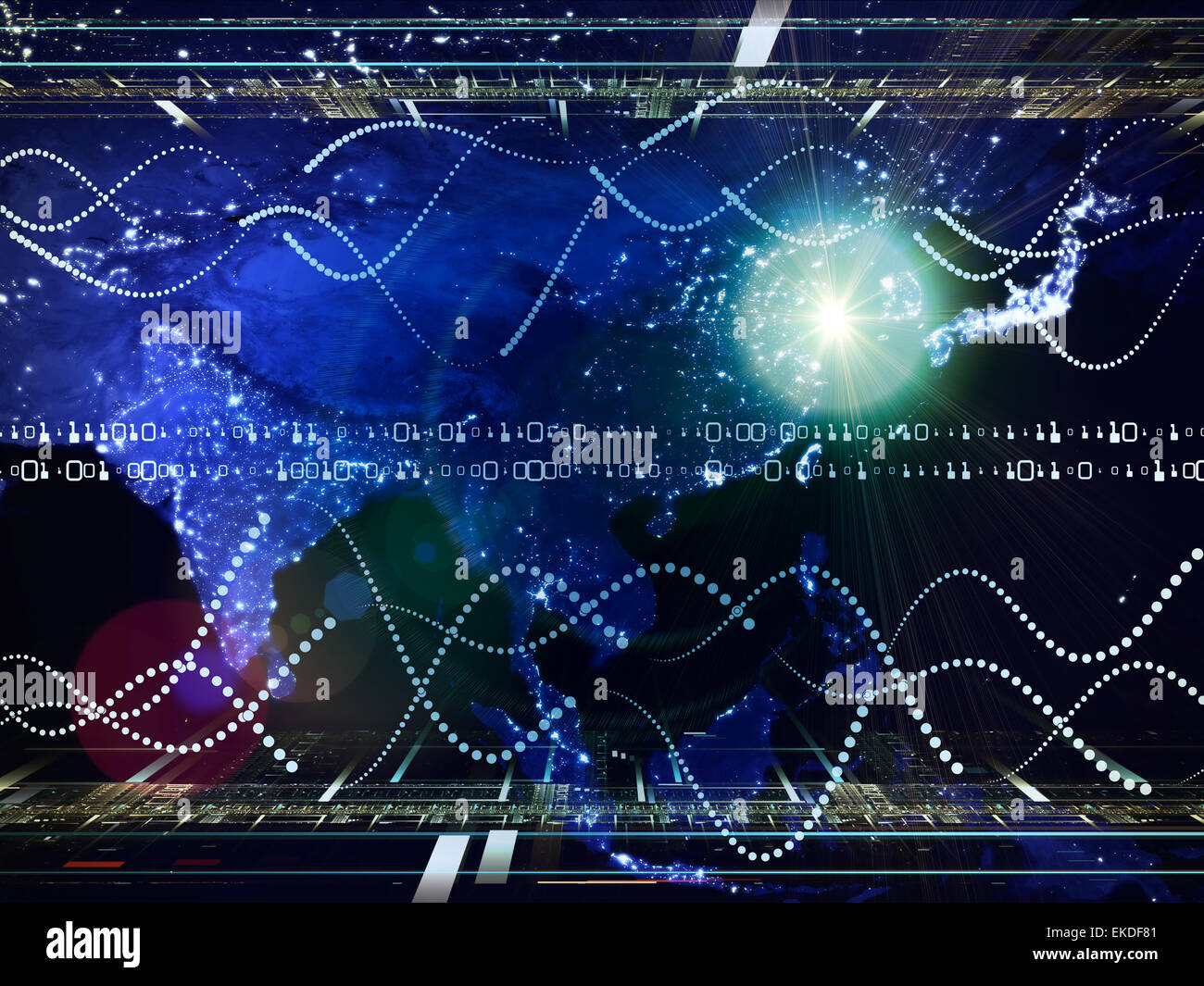 Our Digital World Stock Photo - Alamy