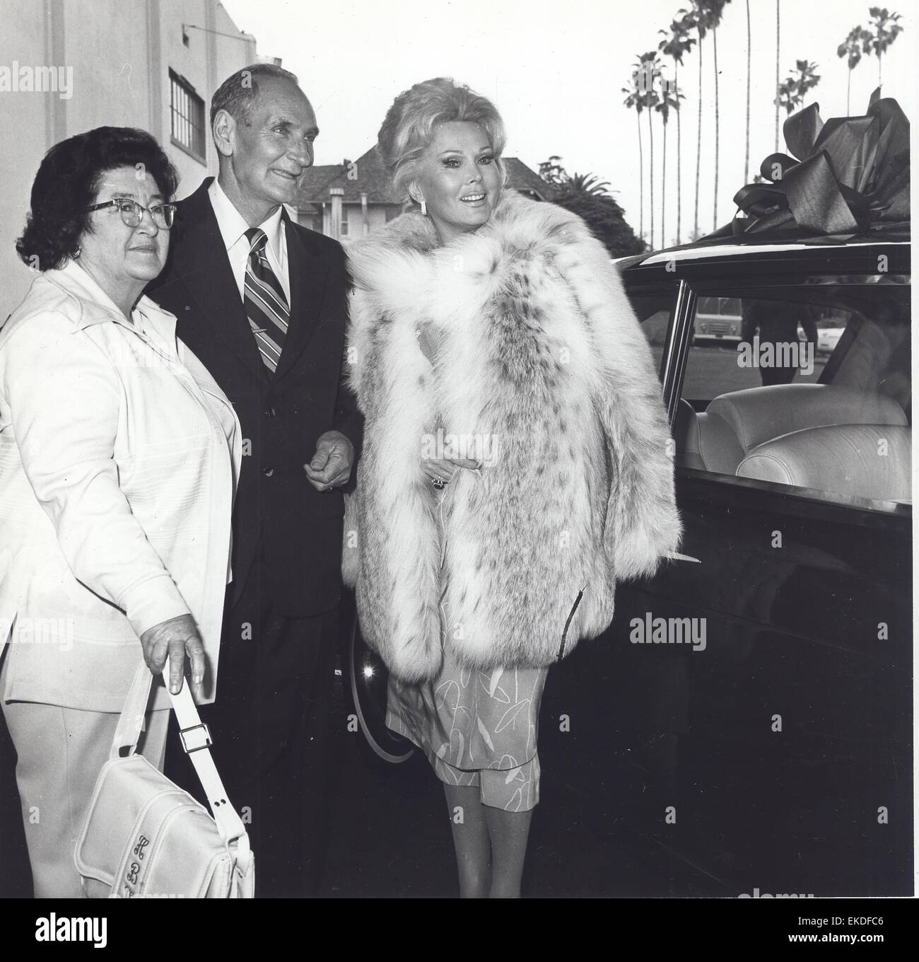 ZSA ZSA GABOR with Nealy Wilson Mrs. Wilson.Supplied by Photos, inc ...