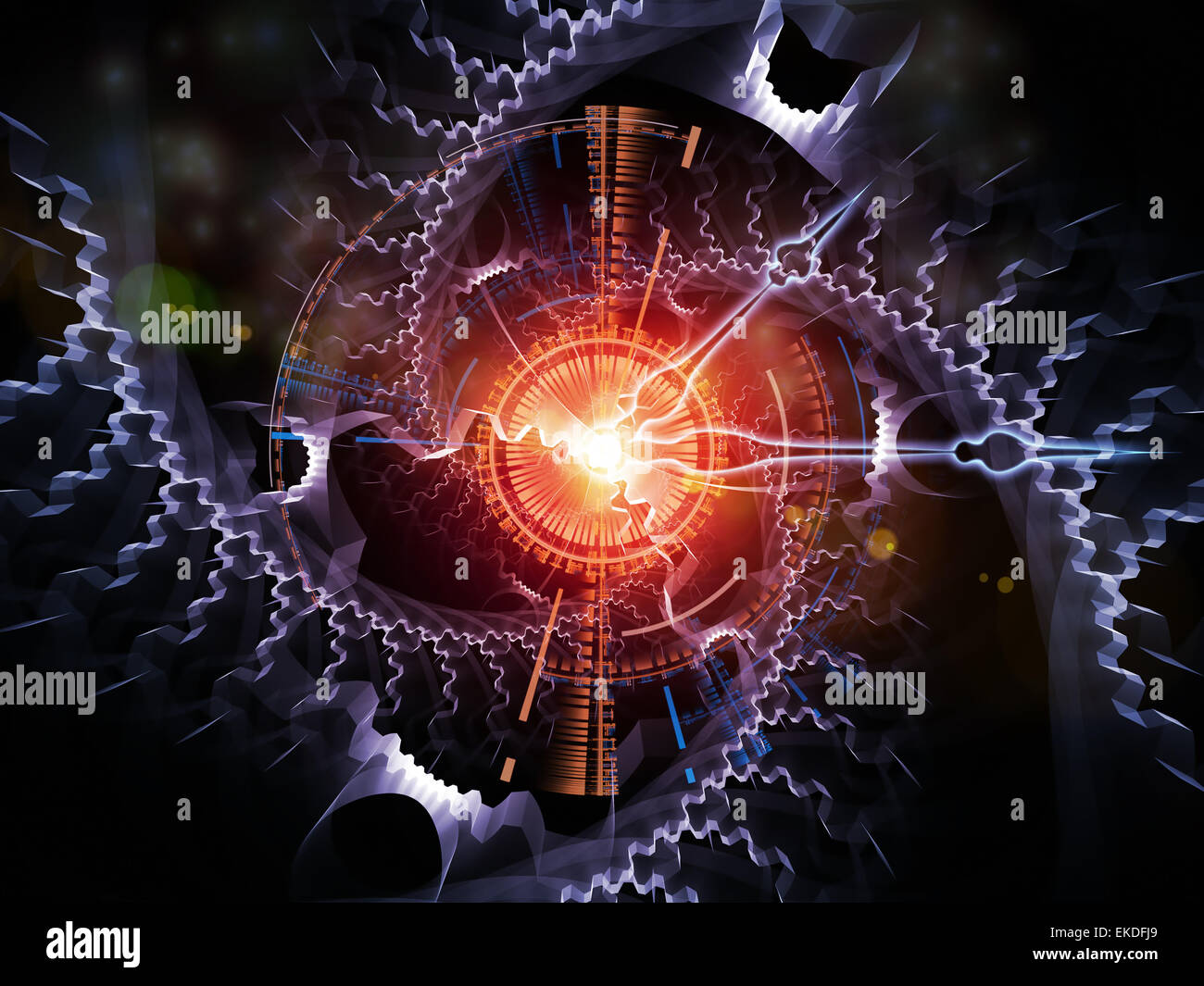 Abstract clock backdrop Stock Photo - Alamy