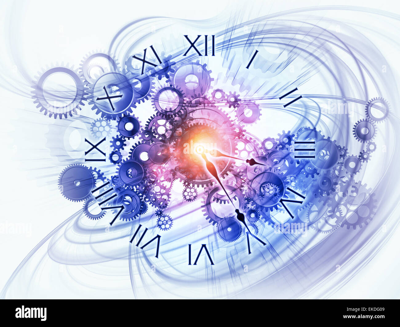 Gears of time Stock Photo - Alamy