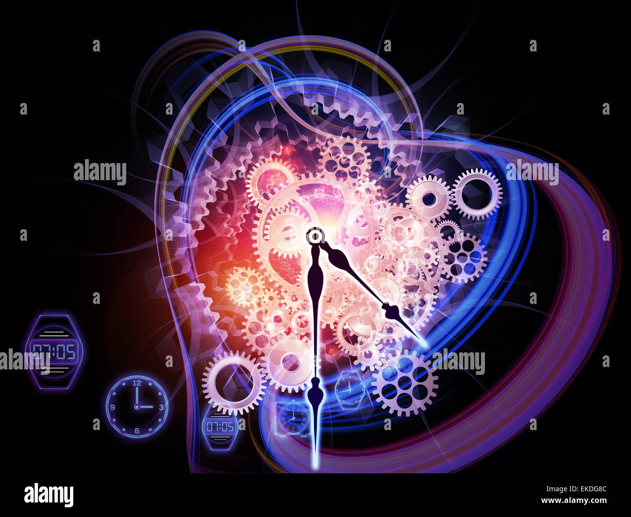 Stream of time Stock Photo - Alamy