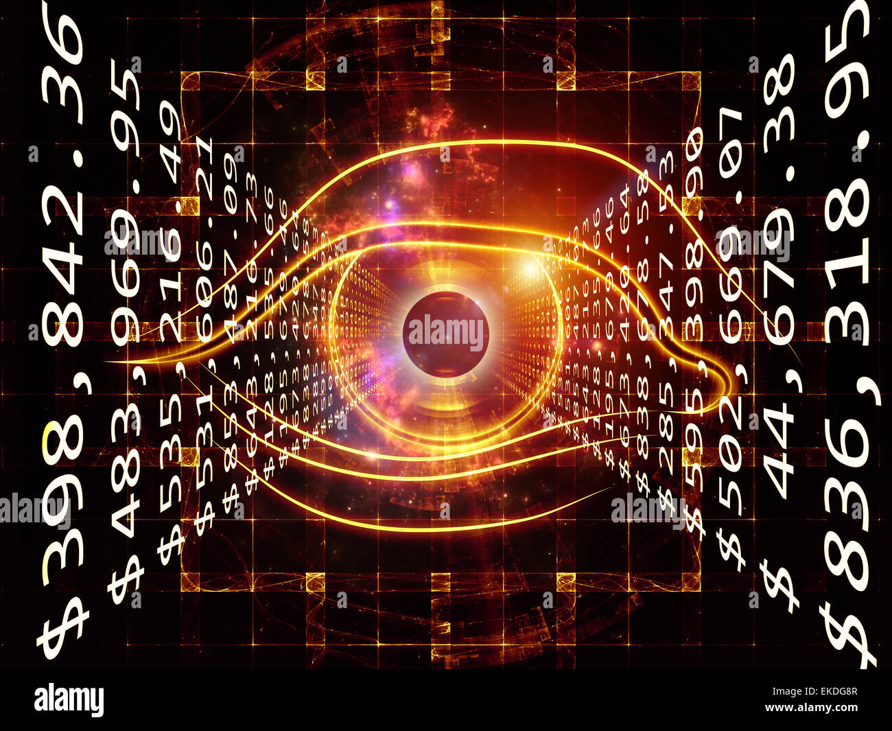 Eye of digital progress Stock Photo - Alamy