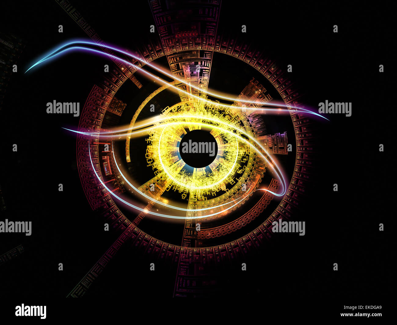 Vision of technology Stock Photo - Alamy