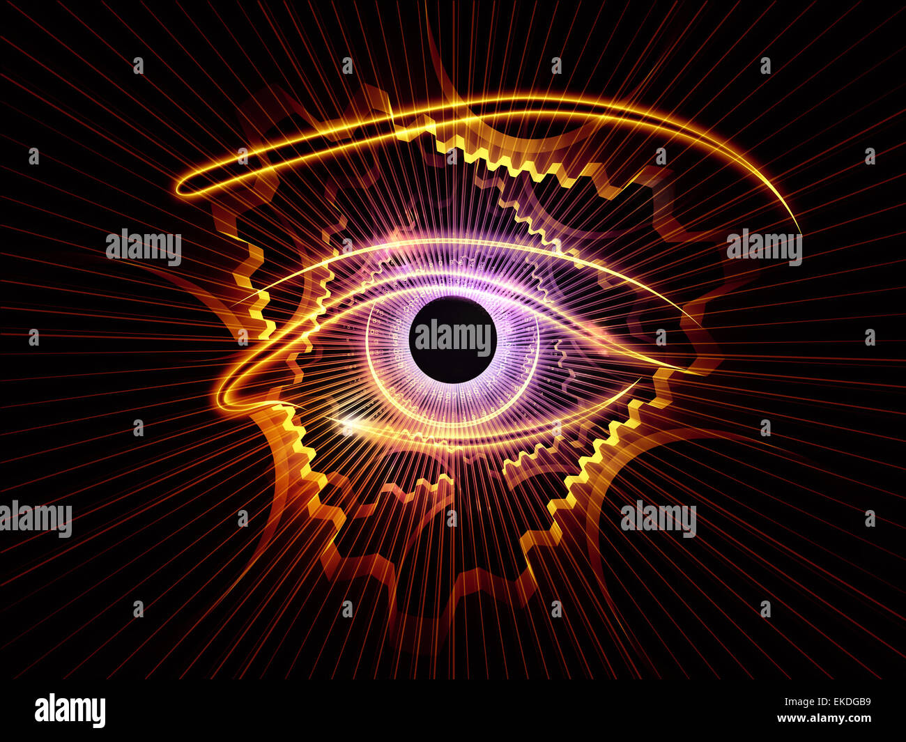 Vision of technology Stock Photo - Alamy
