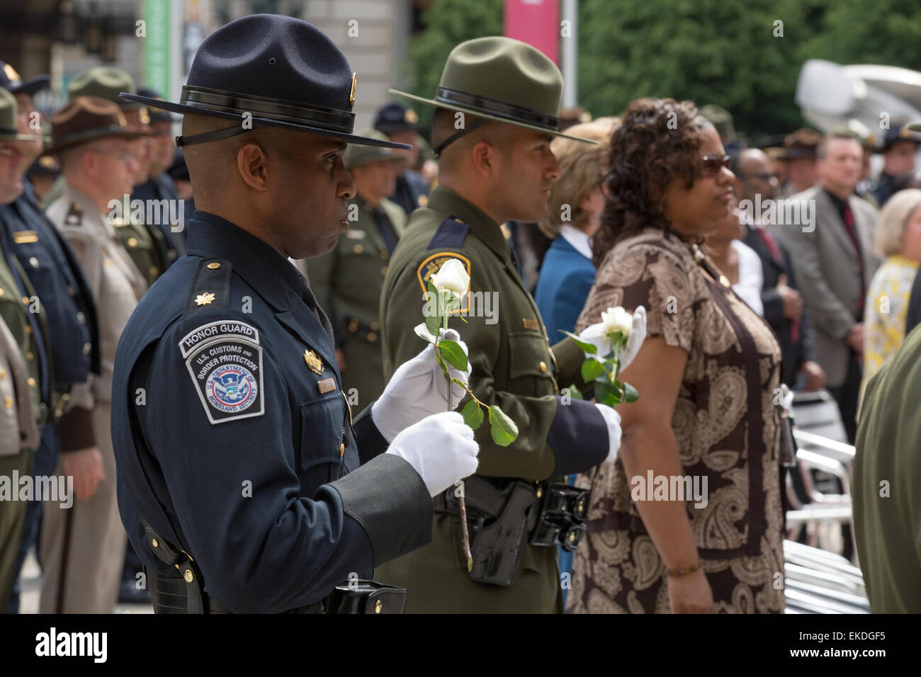 The Customs and Border Protection Valor Memorial and Wreath Laying ...