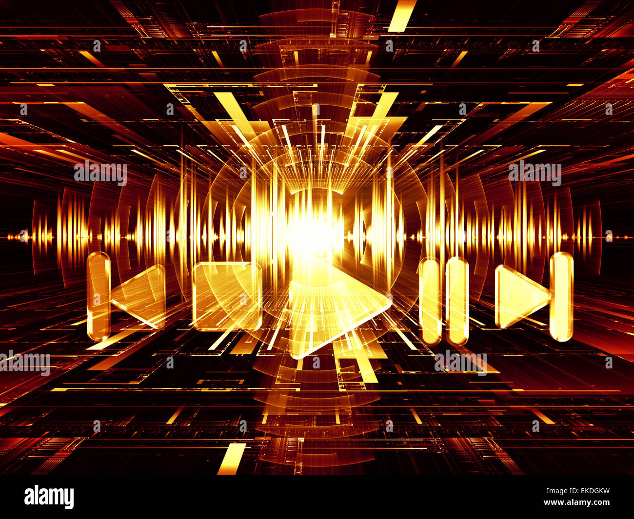 Waves of songs Stock Photo - Alamy