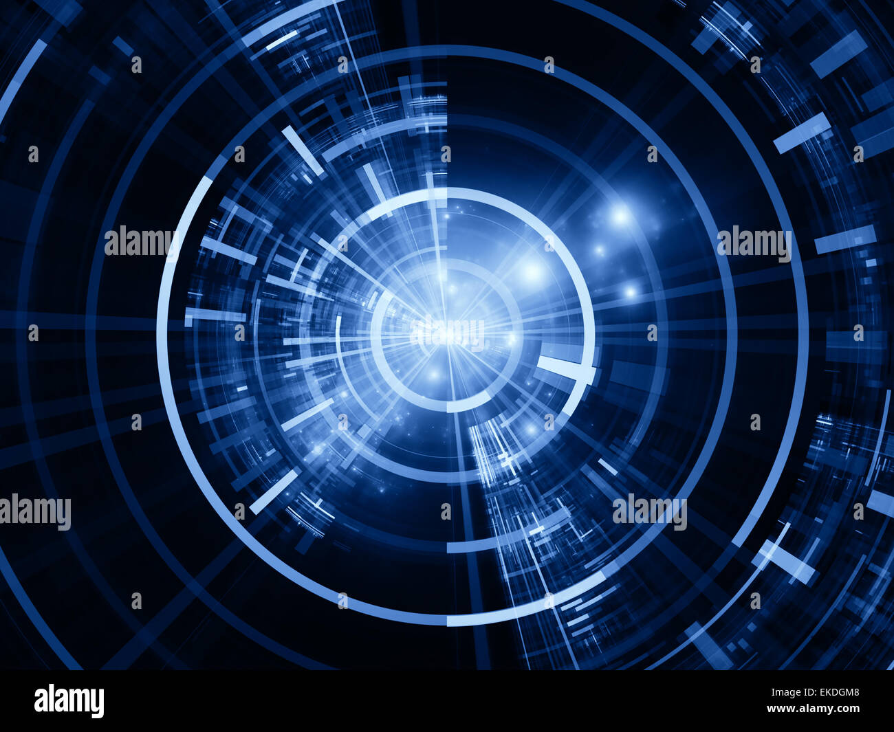 Concentric circles technology hi-res stock photography and images - Alamy