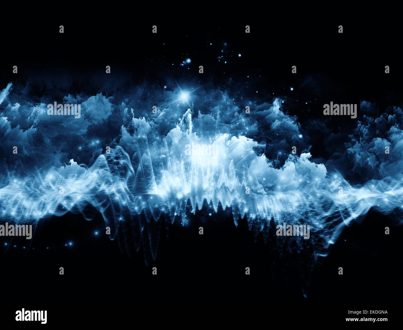 Worlds of fractal foam Stock Photo - Alamy