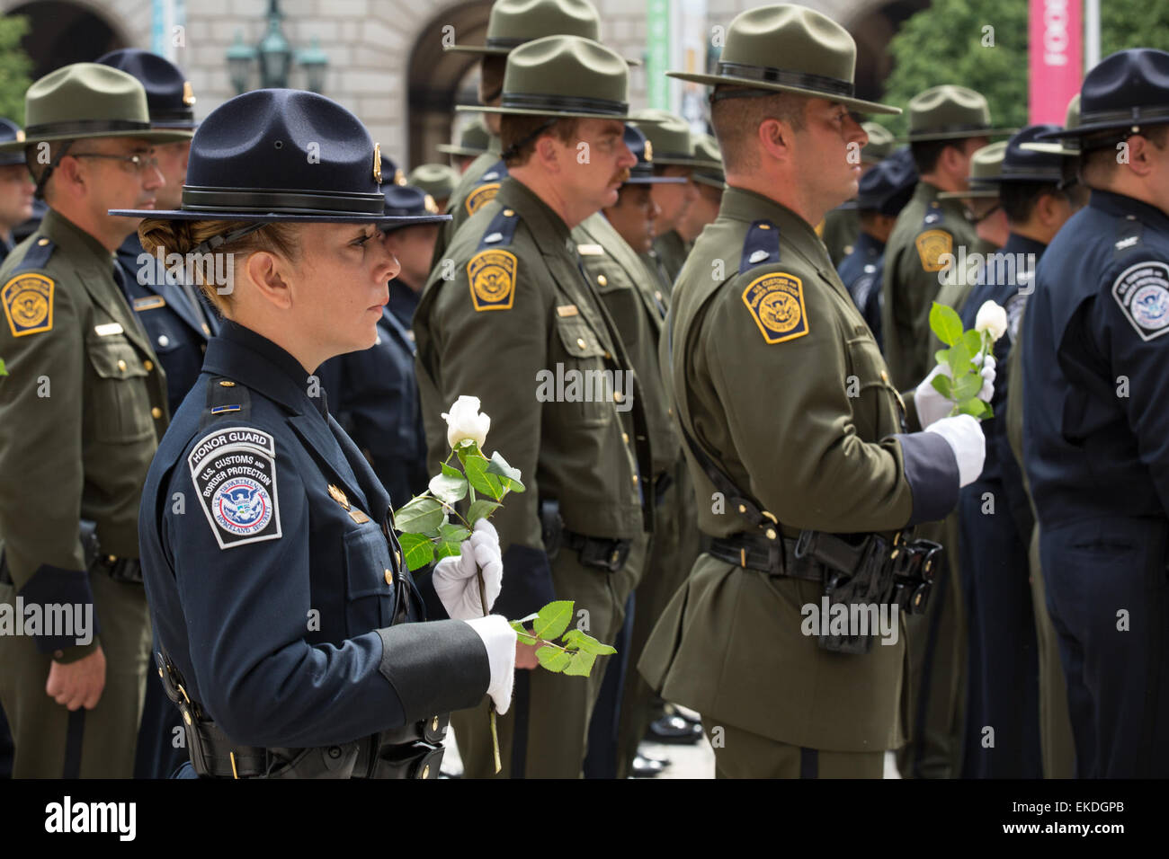The Customs and Border Protection Valor Memorial and Wreath Laying ...
