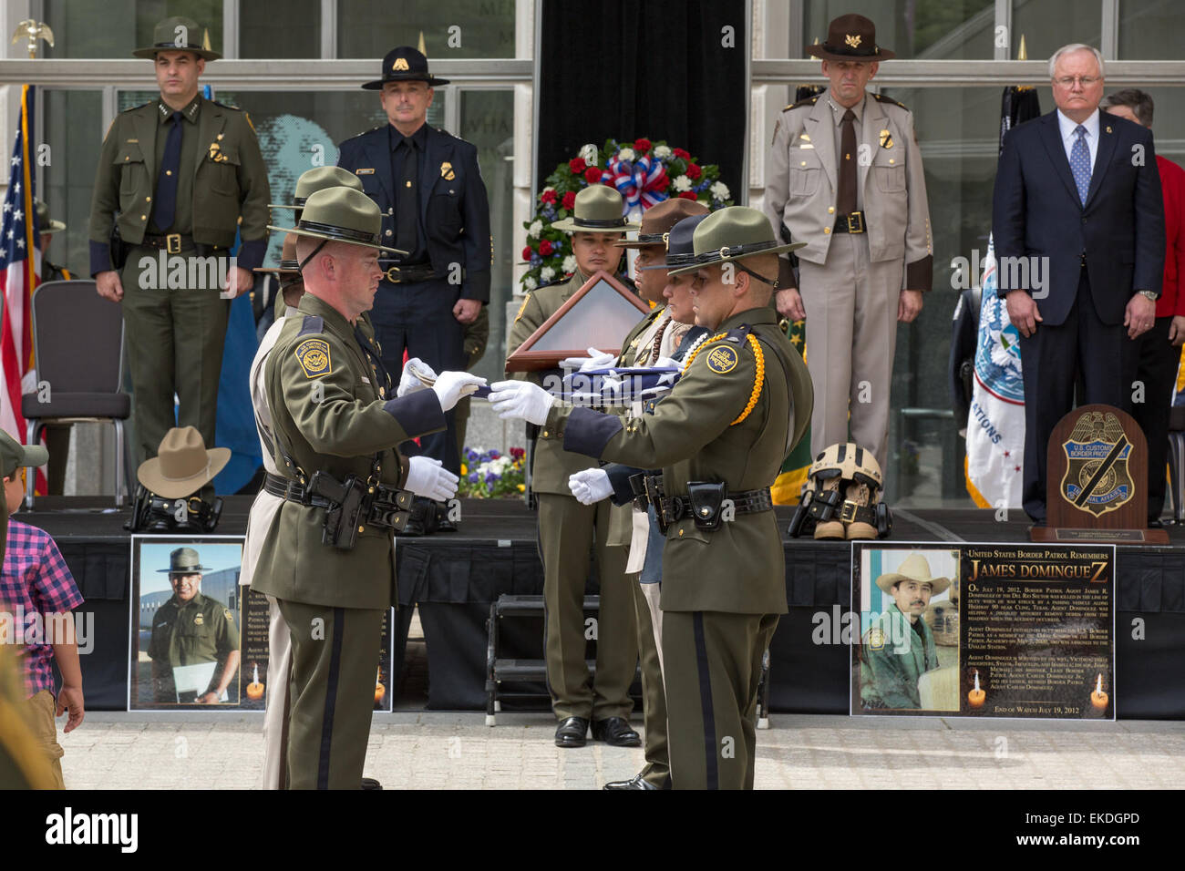 U.S. Customs and Border Protection held its Valor Memorial and Wreath ...