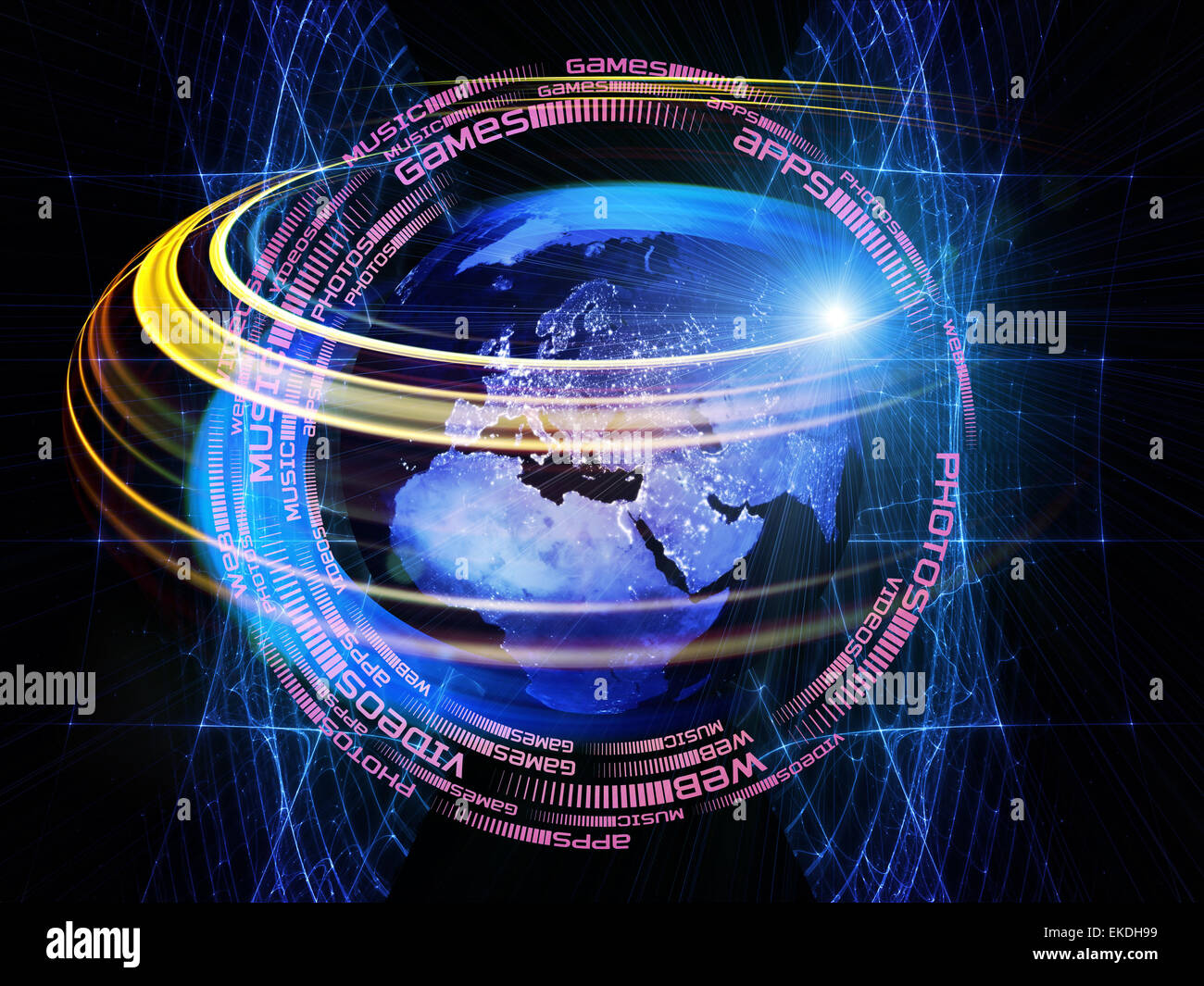 Earth Trails Backdrop Stock Photo - Alamy
