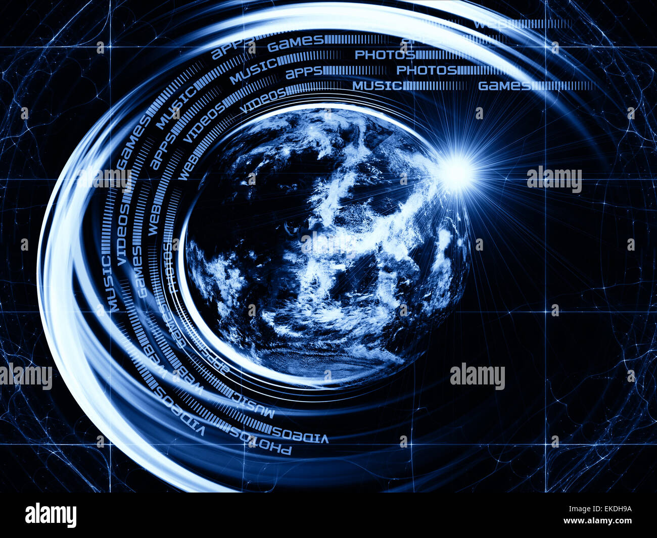 Earth Trails Arrangement Stock Photo - Alamy
