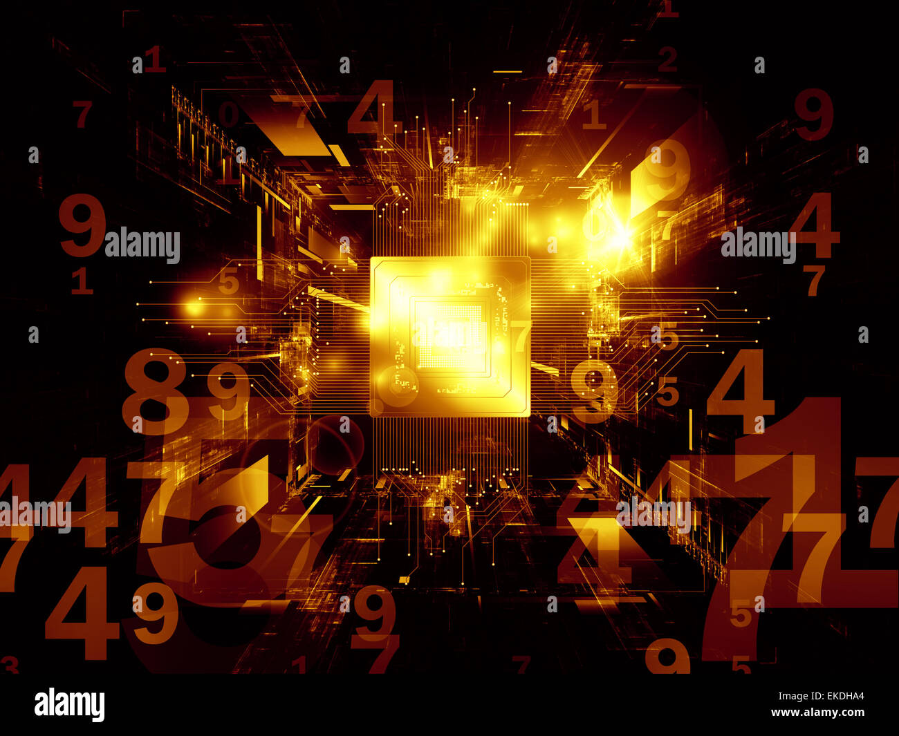 Cpu visualization hi-res stock photography and images - Alamy