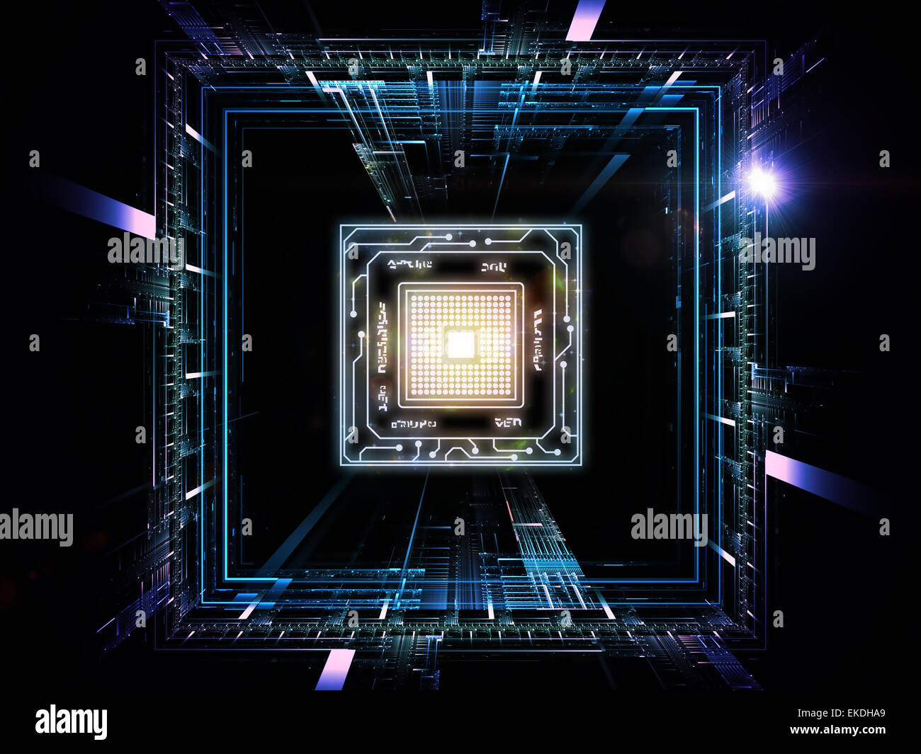 Virtualization of the Processor Stock Photo - Alamy