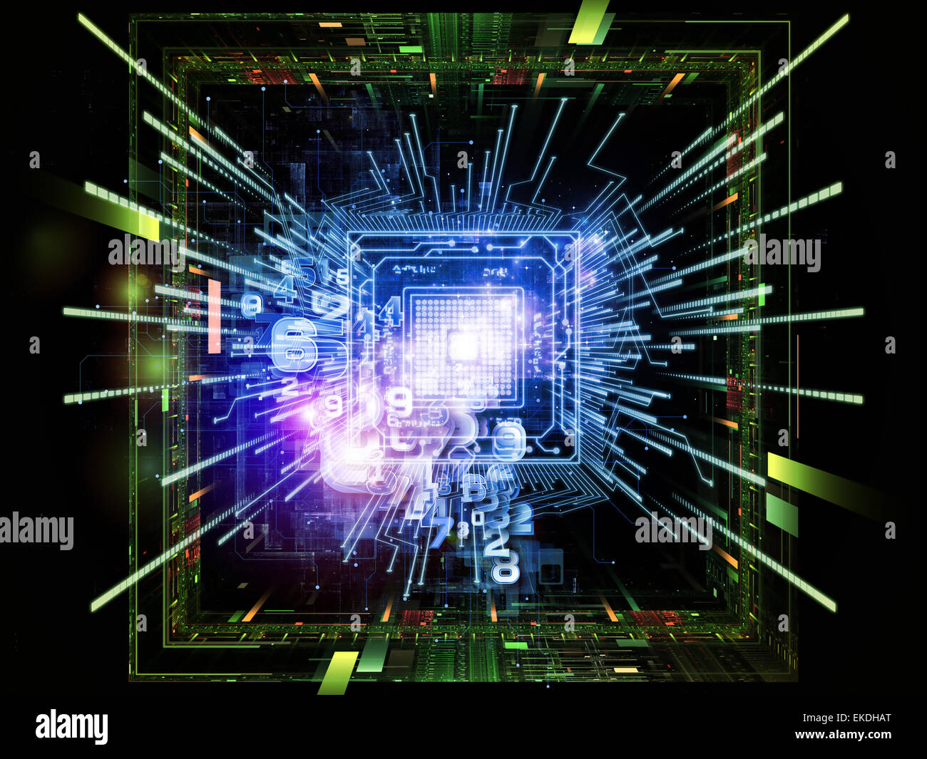 Advance of Computing Stock Photo - Alamy
