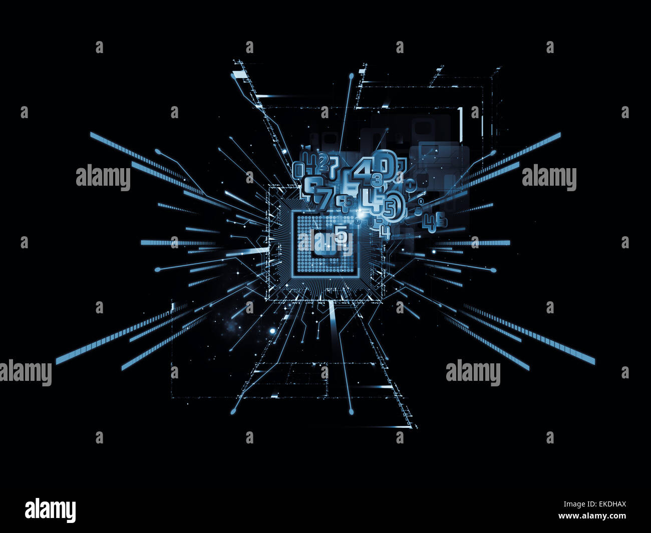 Virtualization of CPU Stock Photo - Alamy
