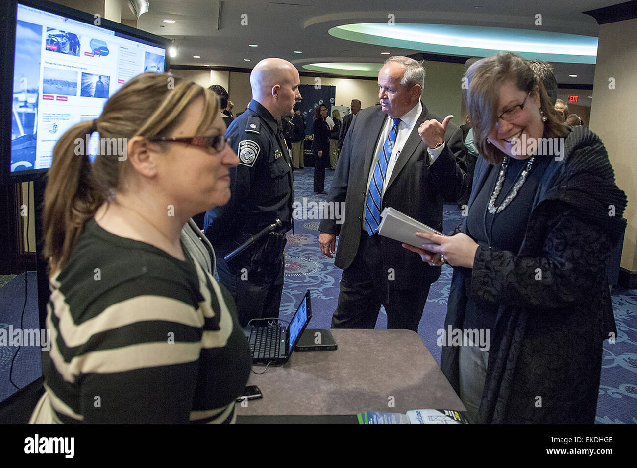 Entry booth hi-res stock photography and images - Alamy