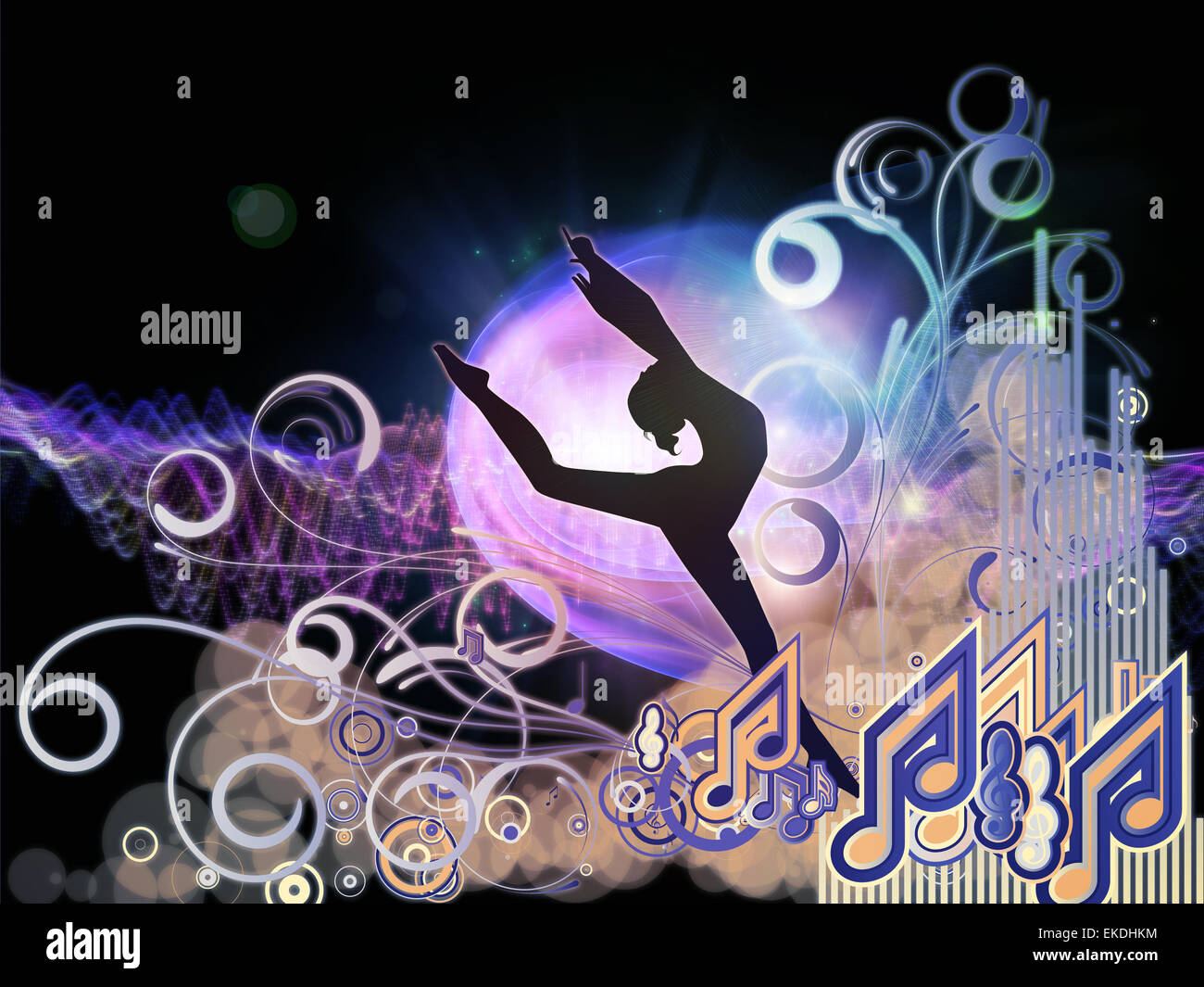 Energy of Music Stock Photo - Alamy