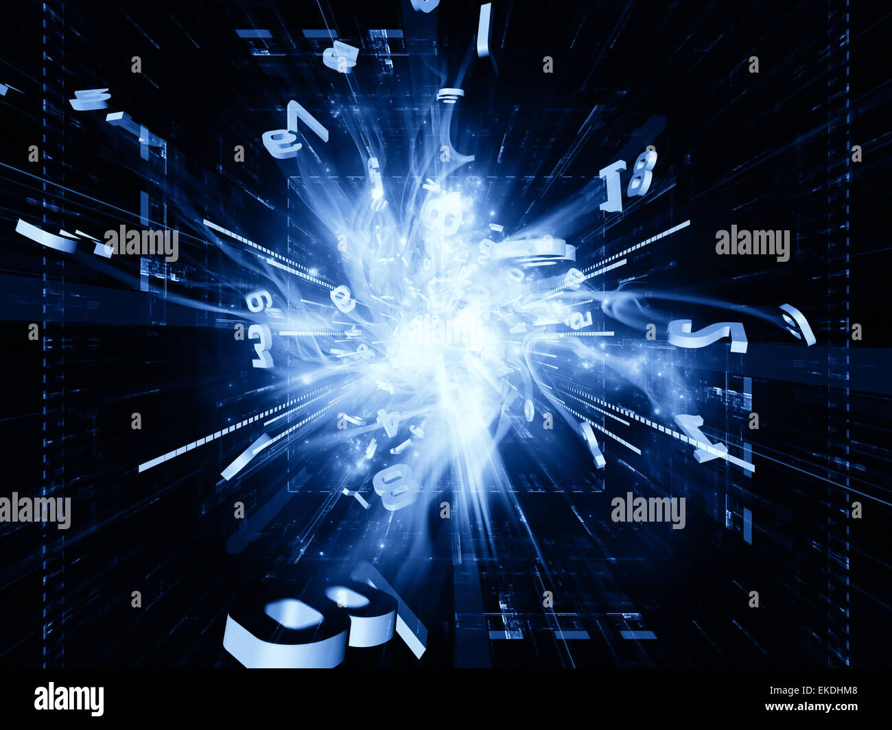 Number Burst Background Stock Photo - Alamy