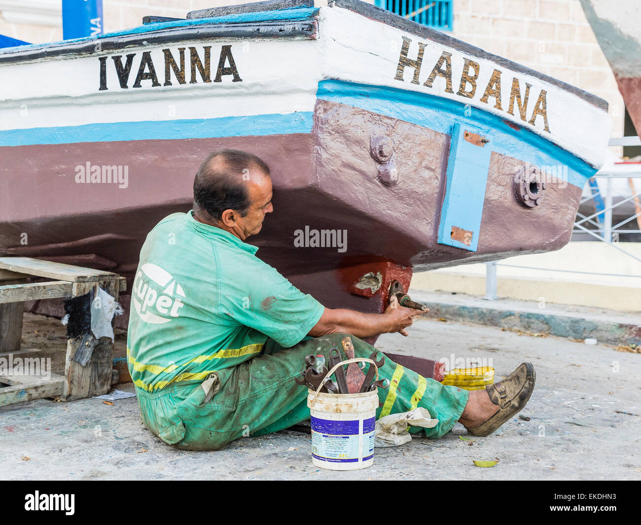Repairing vessels hi-res stock photography and images - Alamy