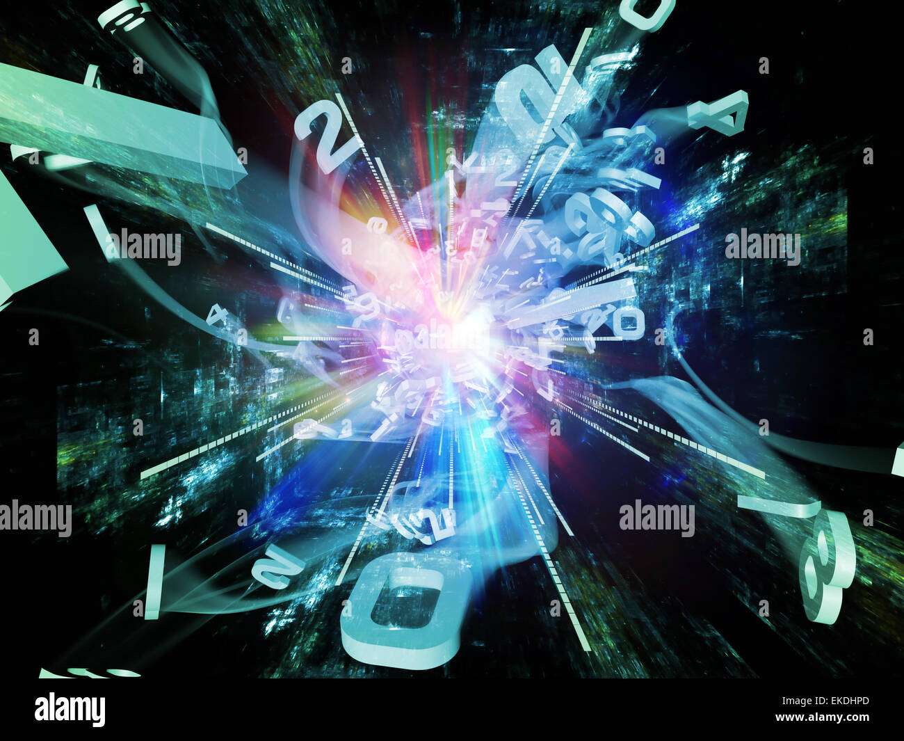 Number Burst Acceleration Stock Photo - Alamy