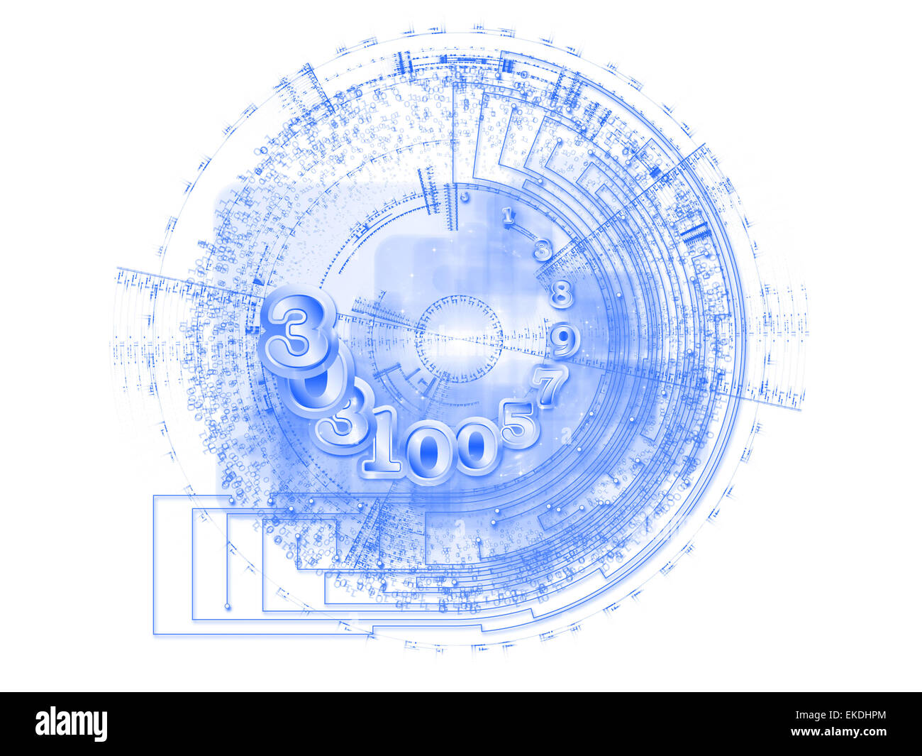 Made numbers Cut Out Stock Images & Pictures - Alamy