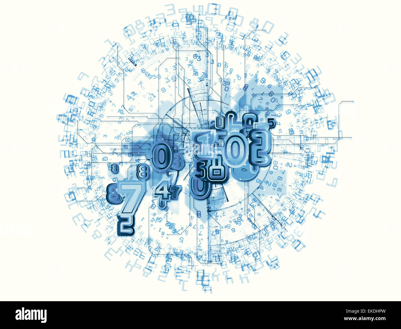 Number And Beyond Stock Photo - Alamy