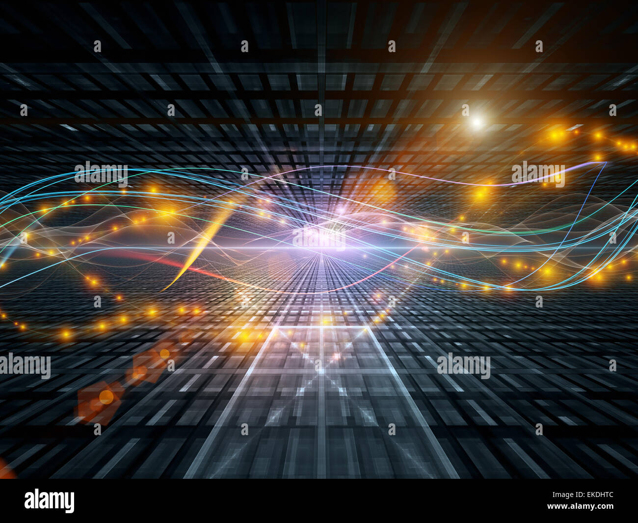 Toward Digital Sine Wave Stock Photo - Alamy