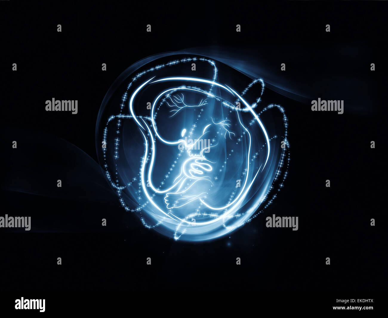 Lights of the Fetus Stock Photo - Alamy