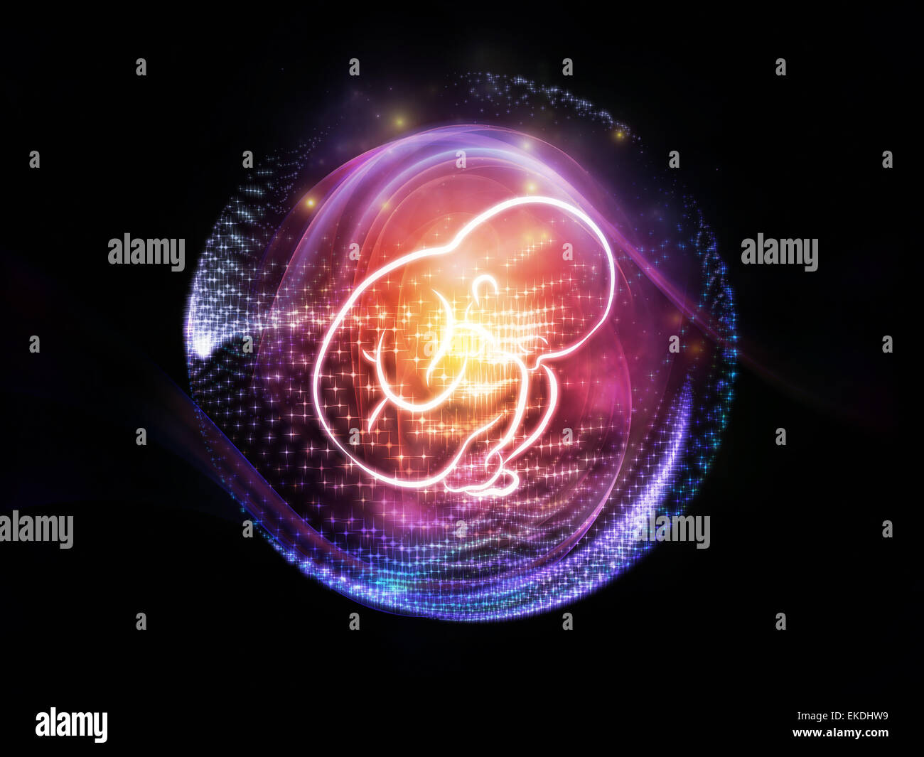 Glow of the Fetus Stock Photo - Alamy