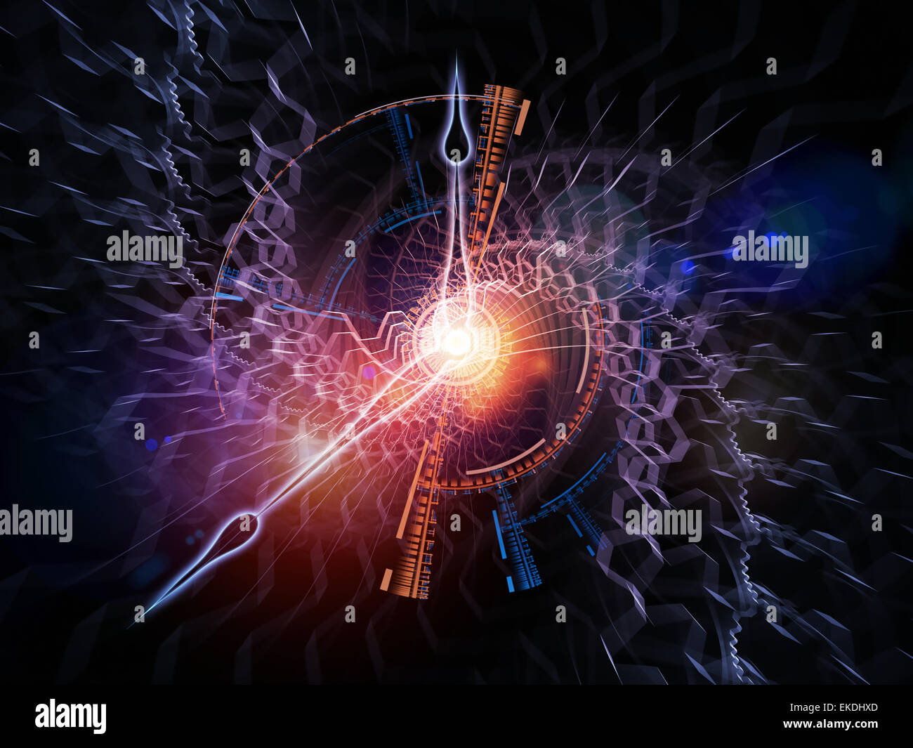 Clock abstract hi-res stock photography and images - Alamy