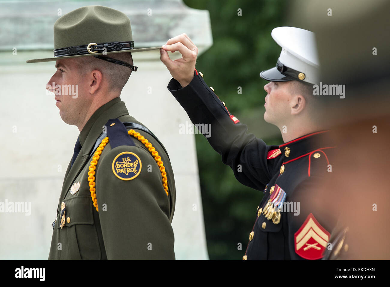 U s border patrol honor guard hi-res stock photography and images - Alamy