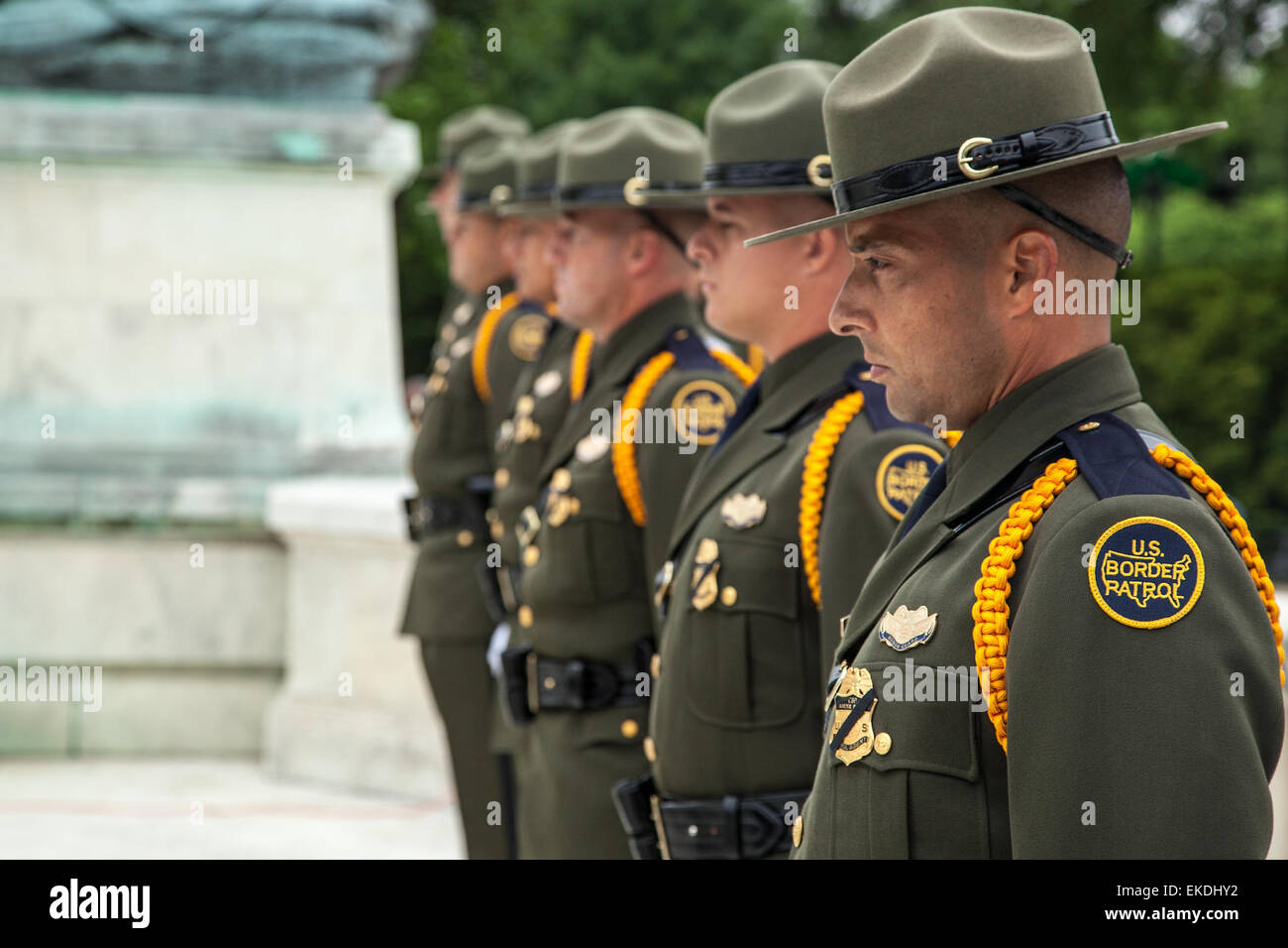 U s border patrol honor guard hi-res stock photography and images - Alamy